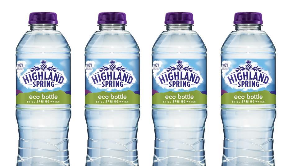 Highland Spring to extend rollout of 100% recycled bottle | News | The ...