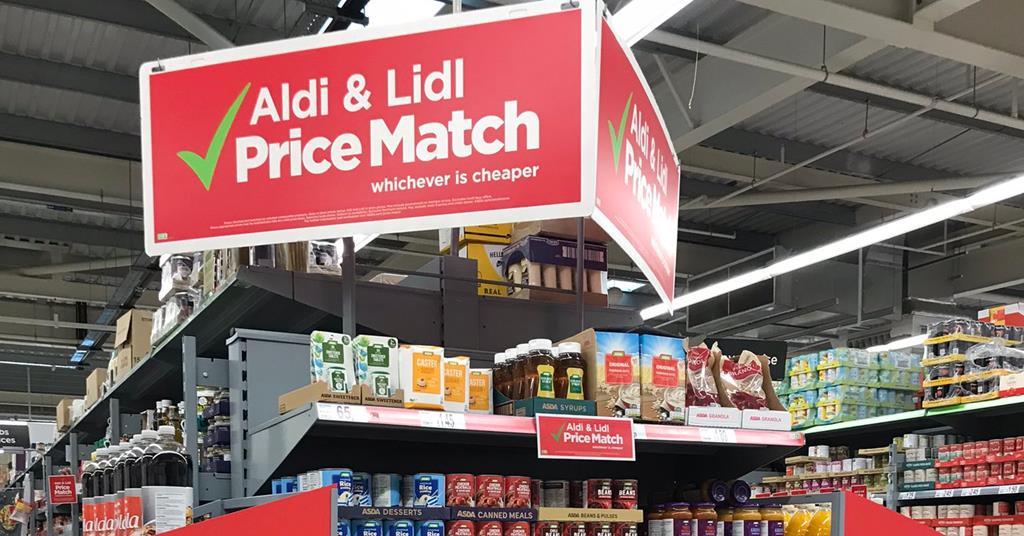Asda finance chief insists Aldi and Lidl price matching is working ...