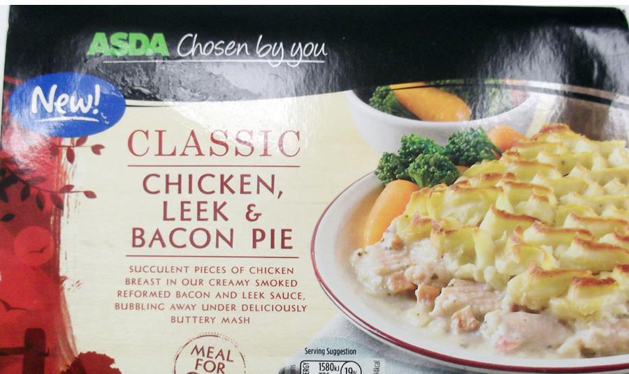 Asda Classic Chicken, Leek & Bacon Pie | Analysis & Features | The Grocer