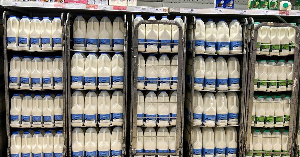 Two pints of milk now at same price as four pints at start of 2022 ...
