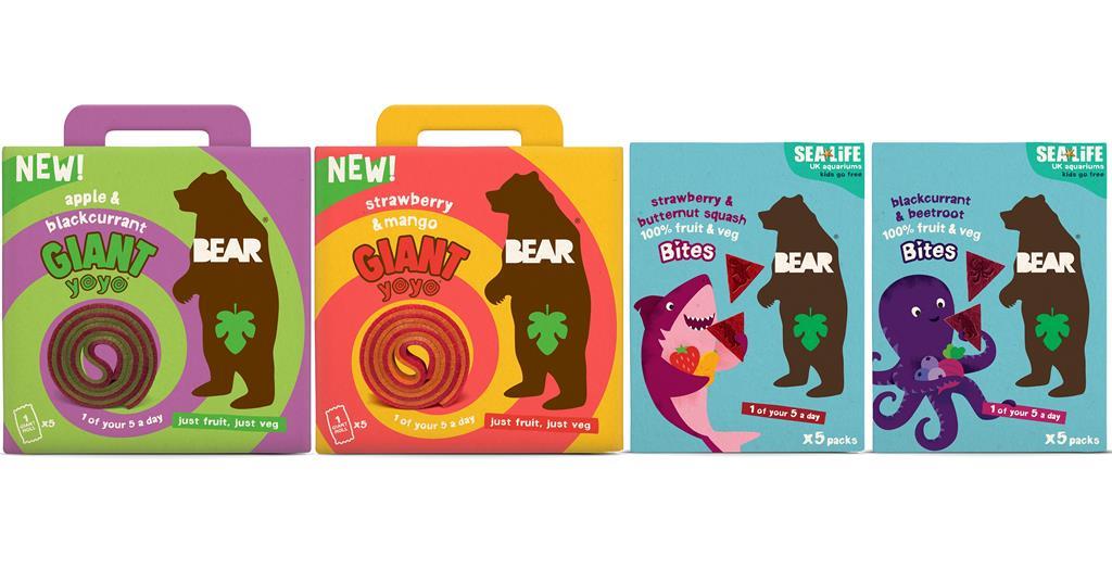 Children’s snack brand Bear adds new 100% fruit & veg lines | News ...