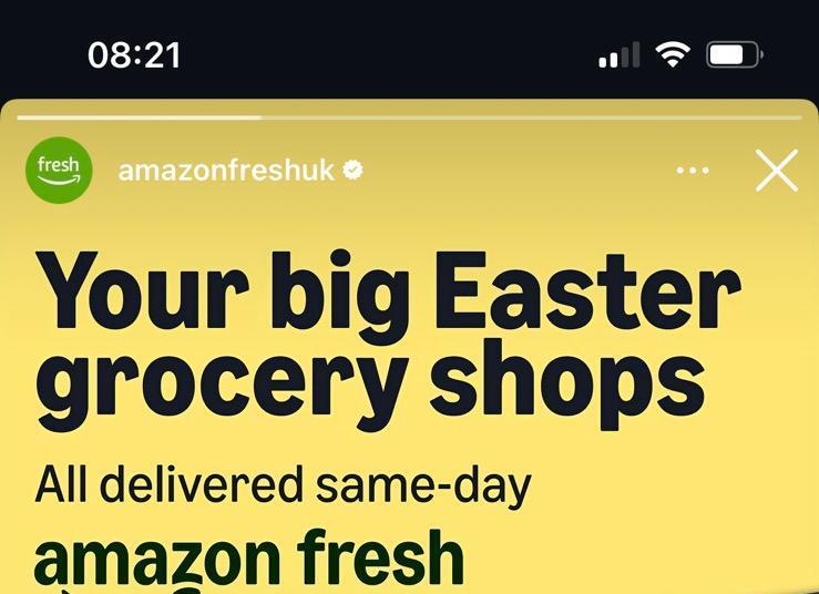Amazon Fresh advert banned for breaking HFSS junk food laws | News ...