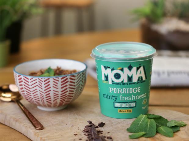 Moma adds ‘breath-freshening’ mint porridge pot | News | The Grocer