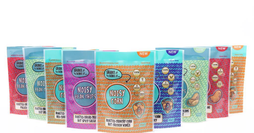 Noisy Snacks unveils reformulated range in 45g pouches | News | The Grocer