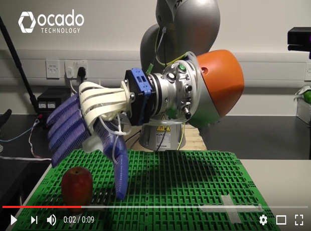 Ocado unveils robotic arm for fruit & veg picking | News | The Grocer