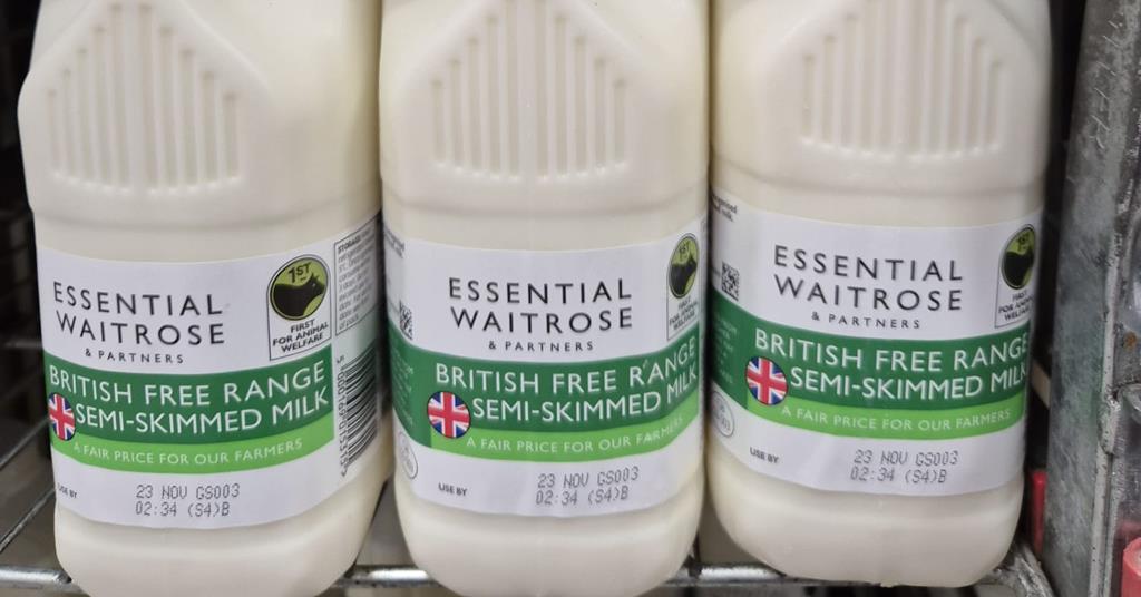 Waitrose rolls out invisible milk tags in supermarket first | The Grocer