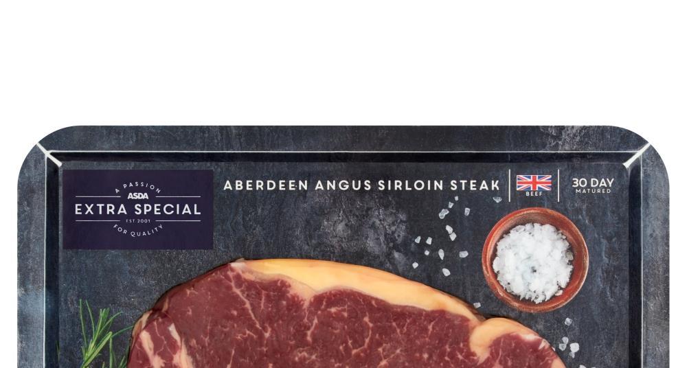 Asda replaces black plastic trays with cardboard for Extra Special ...