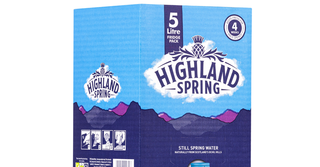 Highland Spring targets summer staycations with five-litre fridge pack ...