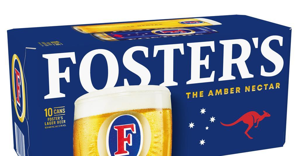Foster's rebrand rolled out in bid to reverse sales decline | The Grocer