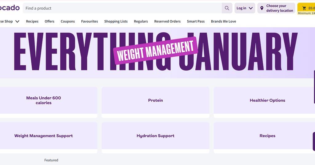 Ocado to update ‘weight management’ aisle following concerns | The Grocer