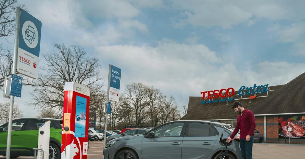 Tesco offering Clubcard points for charging electric cars | The Grocer