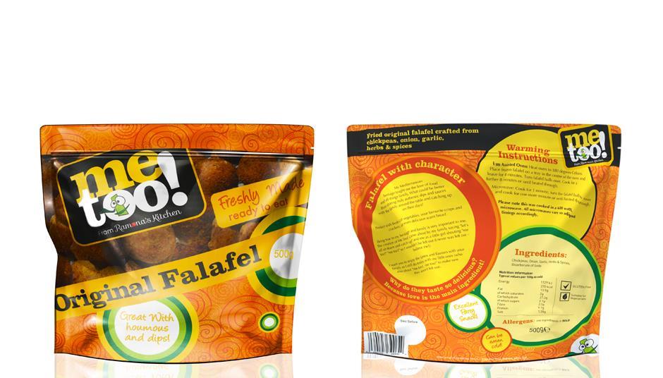 Me Too! From Ramona's Kitchen launches frozen falafel | News | The Grocer