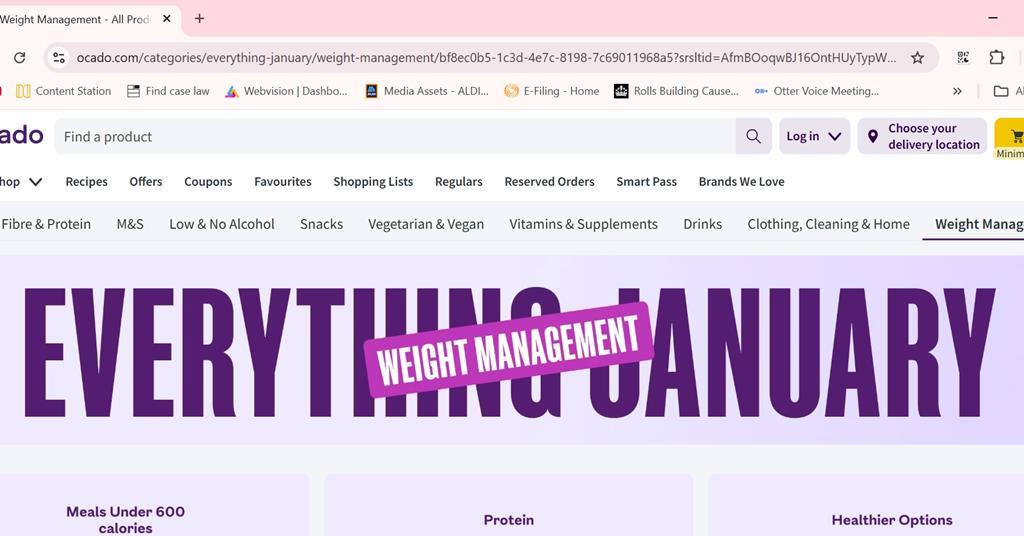 Ocado to update ‘weight management’ aisle following concerns | The Grocer