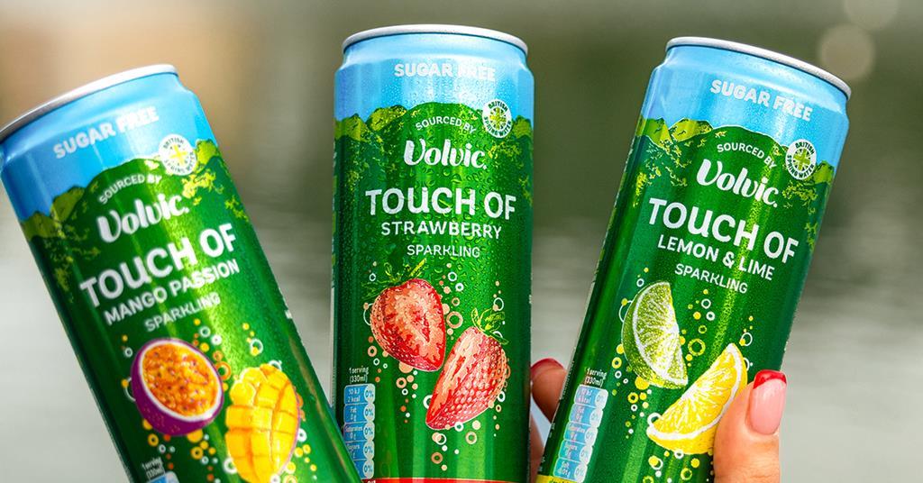 Volvic Touch of Fruit Sparkling to relaunch in can format | The Grocer