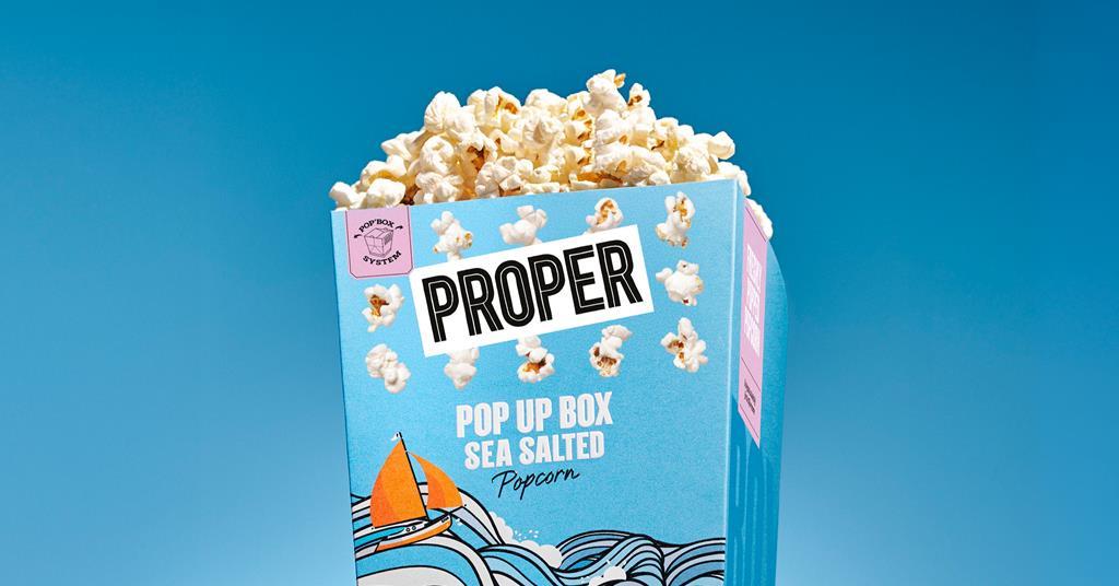 Proper launches UK's 'first' pop-up microwave popcorn box | The Grocer