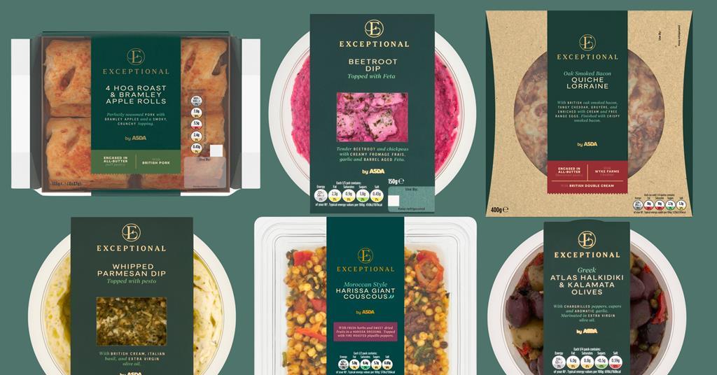 Preview Asda’s 500-strong ‘Exceptional’ premium range | Range Preview ...
