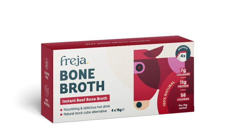 Freja launches instant bone broth sachets to rival stock cubes | The Grocer