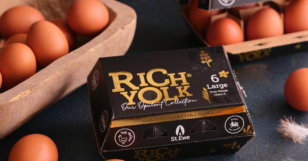 St Ewe launches new Rich Yolk range and egg boxes | News | The Grocer