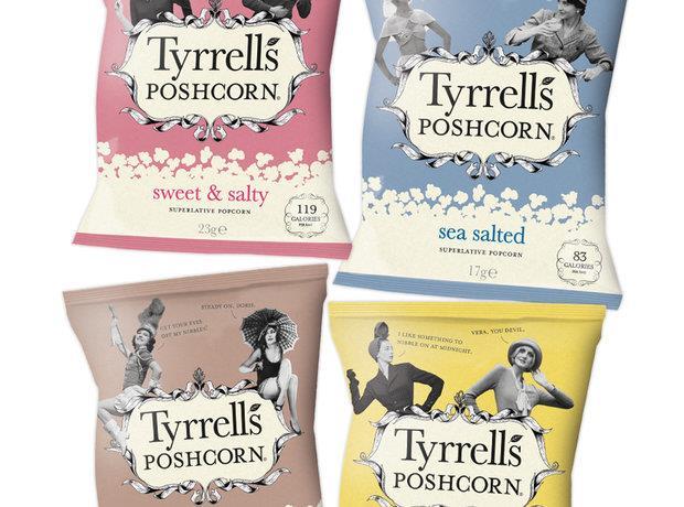 Tyrrells rebrands popcorn range to 'Poshcorn', experiences 48.9% growth ...