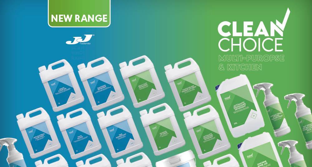 JJ Foodservice launches own brand professional cleaning range | News | The Grocer
