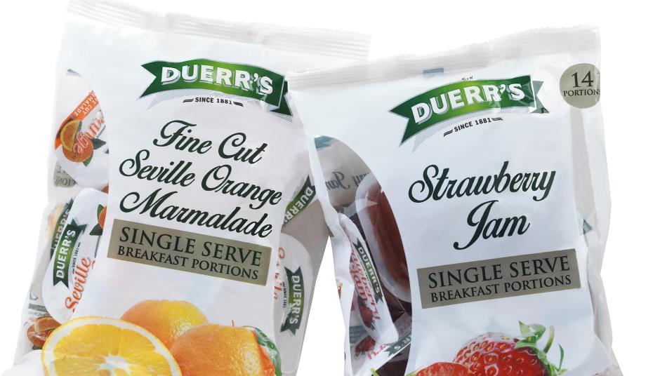 Duerr's rolls out single-serve jam and marmalade portions | News | The ...