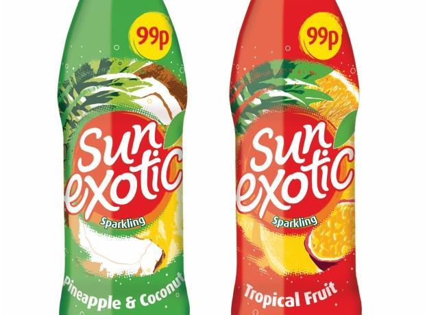 Sun Exotic drinks get "vibrant" facelift from AG Barr | News | The Grocer