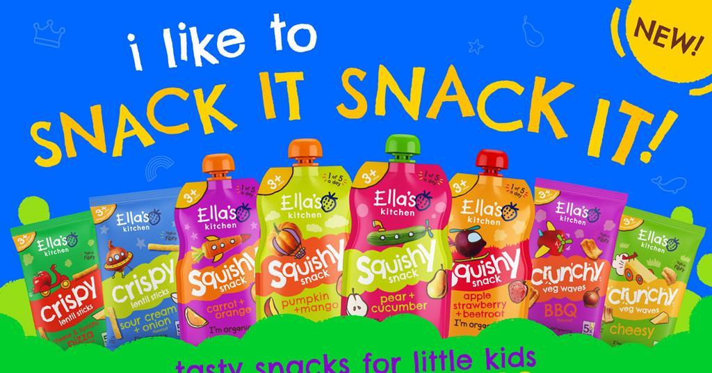 Ella’s Kitchen adds snacks for kids aged three and over | News | The Grocer