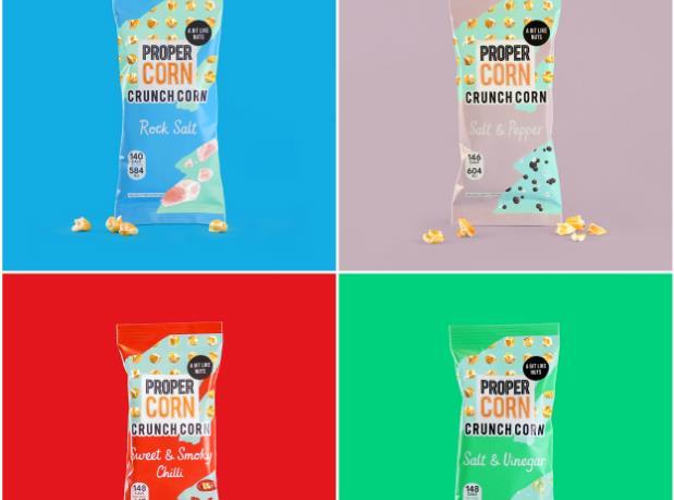 Propercorn launches ‘half-popped’ Crunch Corn snacks | News | The Grocer