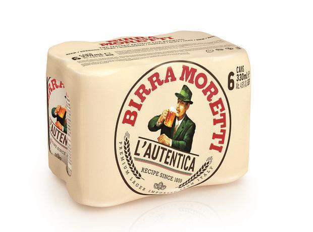 Birra Moretti lager makes debut in canned multipack format | News | The ...