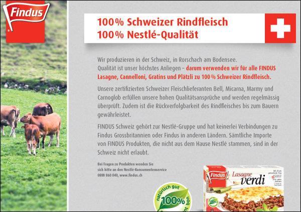 Horse meat: Findus Italy & Switzerland launch campaigns to distance ...