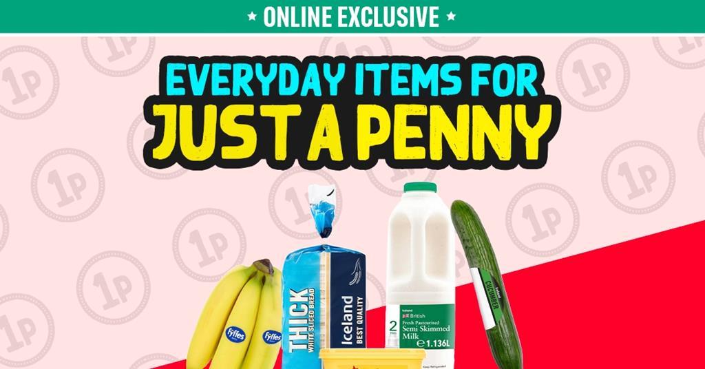 Iceland selling range of essentials for 1p each, including bread and ...
