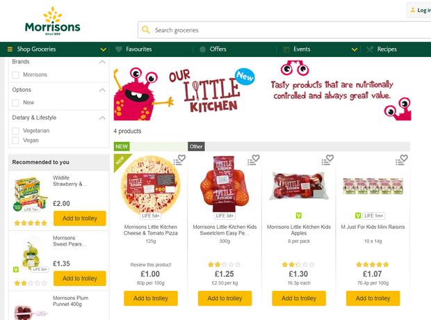 Morrisons launches range of meals and fruit packs for kids | News | The ...