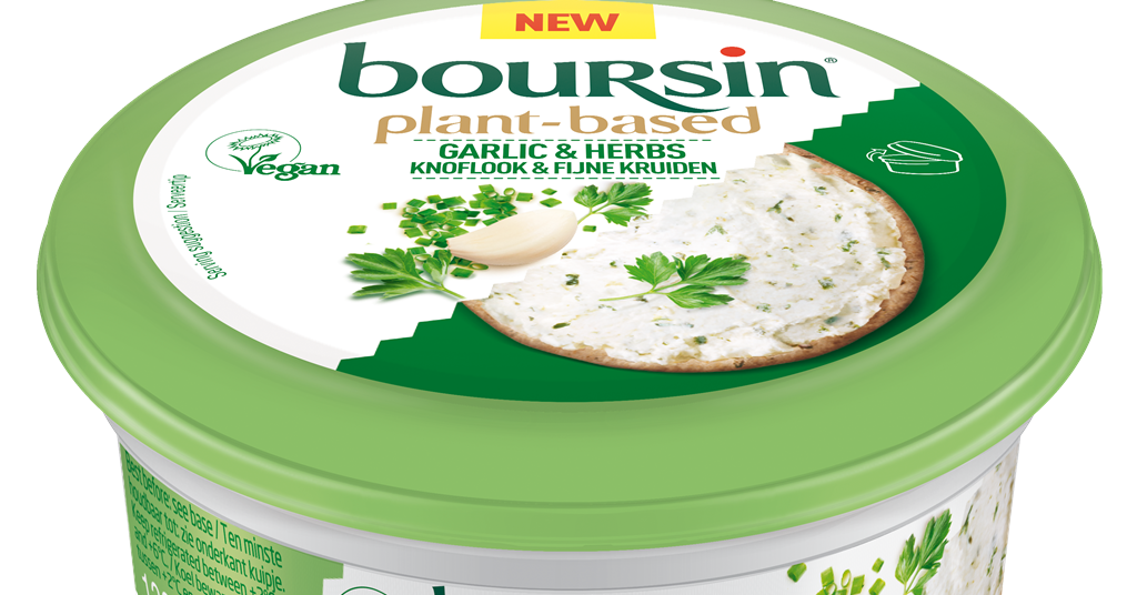 Boursin moves into vegan cheese with plant-based garlic & herbs product ...