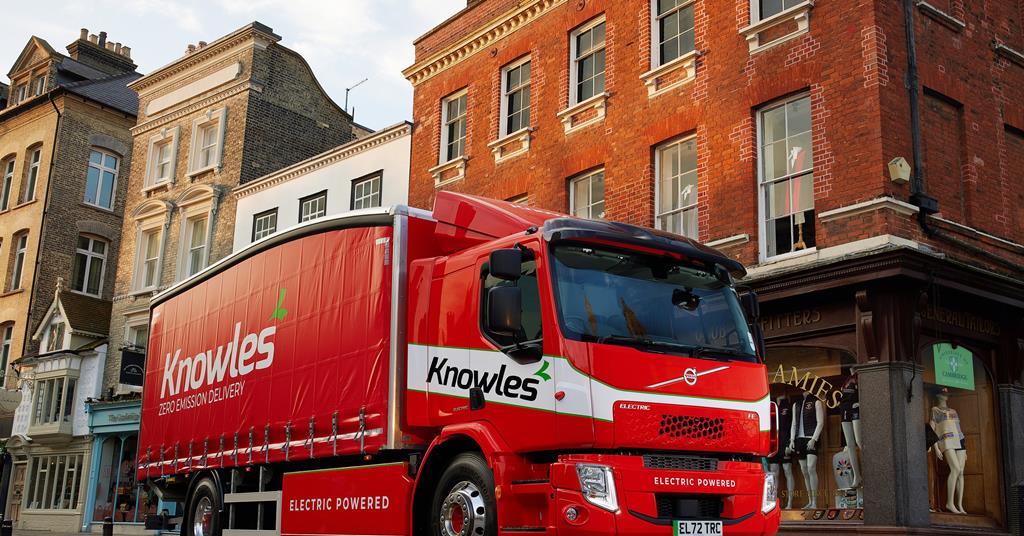 Food haulier Knowles Transport purchases electric truck | News | The Grocer