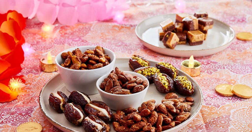Pistachio fudge and date platters: Tesco Diwali range 2022 | Range ...