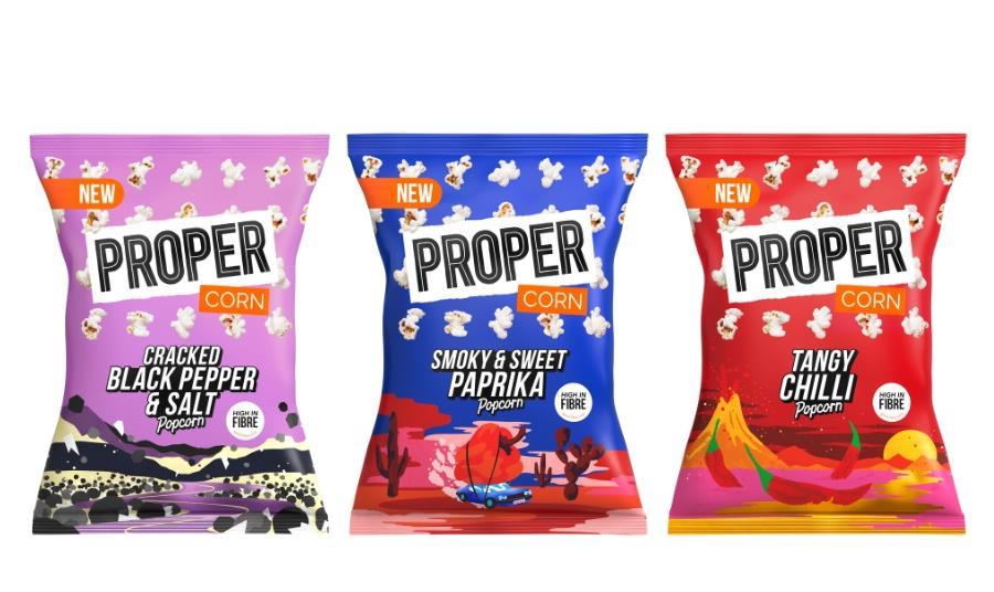 Proper launches trio of savoury popcorn flavours | The Grocer