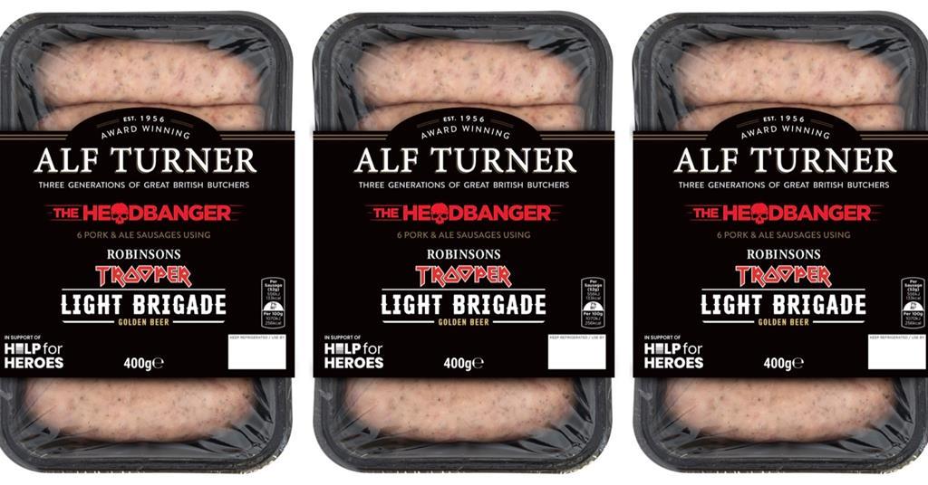 Alf Turner teams up with Iron Maiden beer brand for Headbanger sausage ...