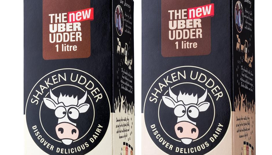 Flavoured milk brand Shaken Udder launches one-litre Uber Udder | News ...