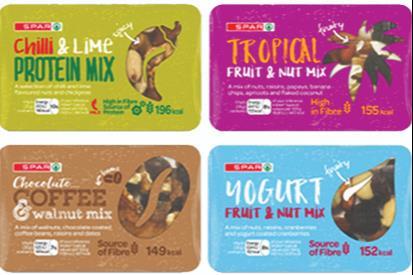 Spar unveils own-label Graze-style fruit & nut range | News | The Grocer