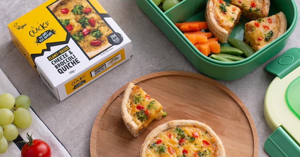 Crackd launches trio of single-serve vegan quiches | News | The Grocer
