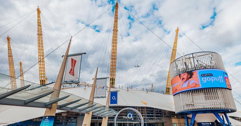 Gopuff signs sponsorship deal with London’s The O2 venue | News | The ...