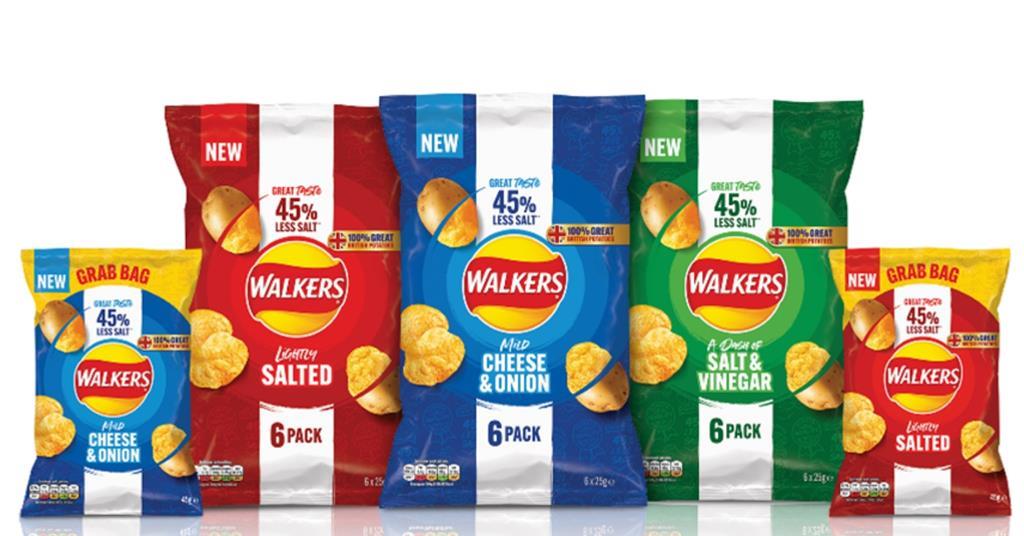 Walkers launches its first non-HFSS crisps range with ‘half the salt ...