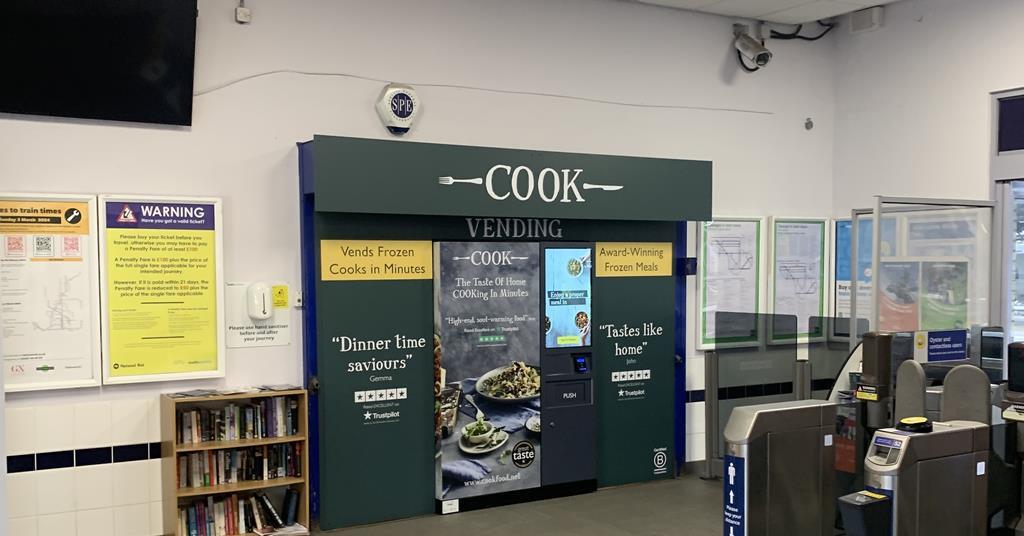 Cook trialling ready meal vending machines in railway stations | The Grocer