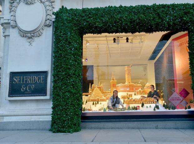 Selfridges puts edible, fantasy London in shop window | News | The Grocer