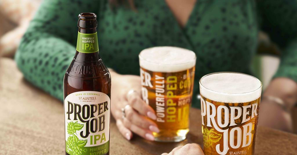 St Austell Brewery unveils major brand refresh for Proper Job | News ...