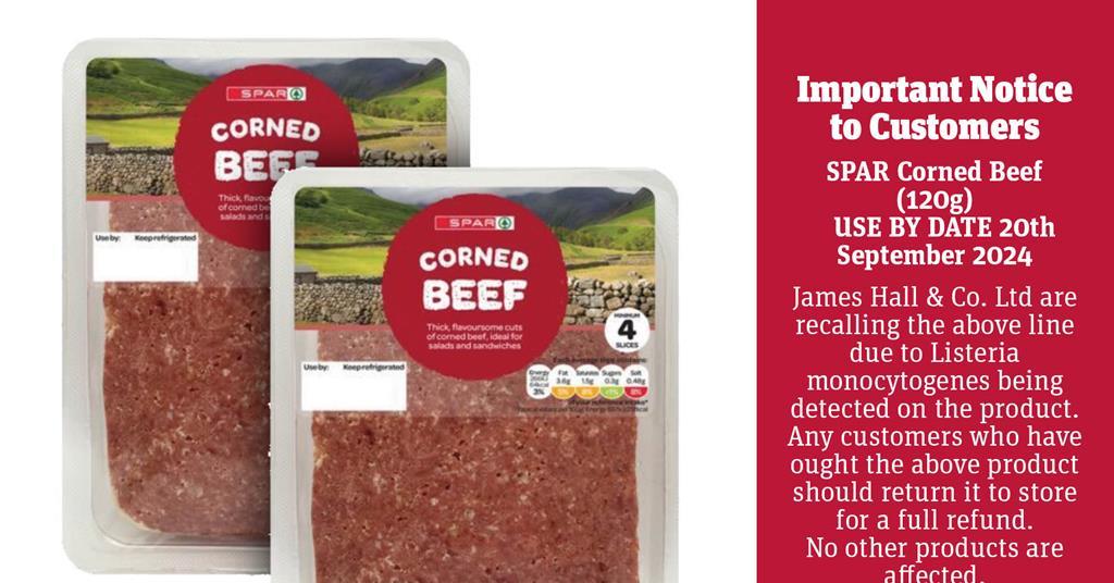 James Hall recalls Spar Corned Beef due to listeria concerns | The Grocer