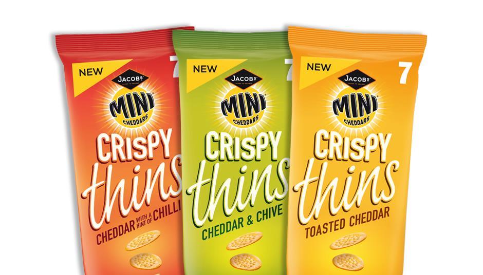 Jacobs gives Mini Cheddars a thinner option | News | The Grocer