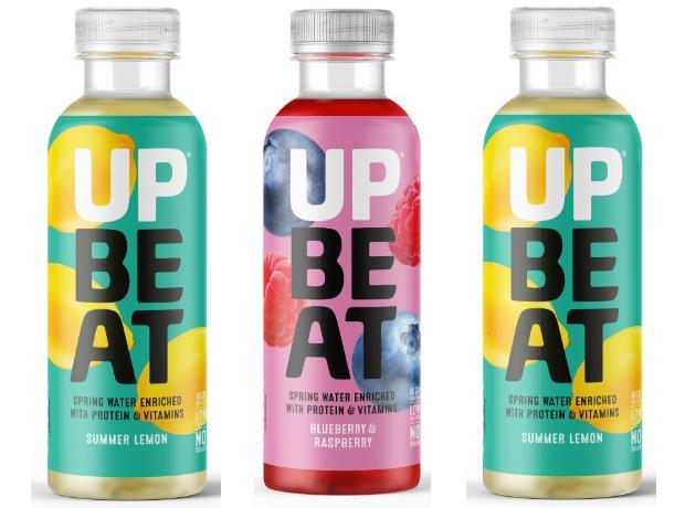 Upbeat launches flavoured water duo with protein | News | The Grocer