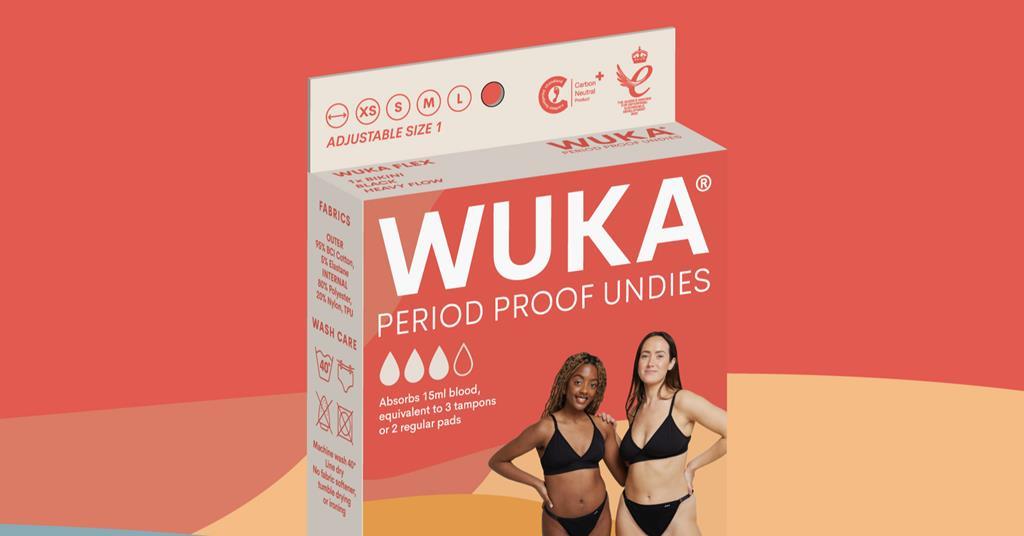Wuka claims category first with size-adjustable period pants | News ...