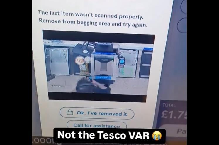 Tesco’s self-checkout ‘VAR’ trial mocked by shoppers | News | The Grocer